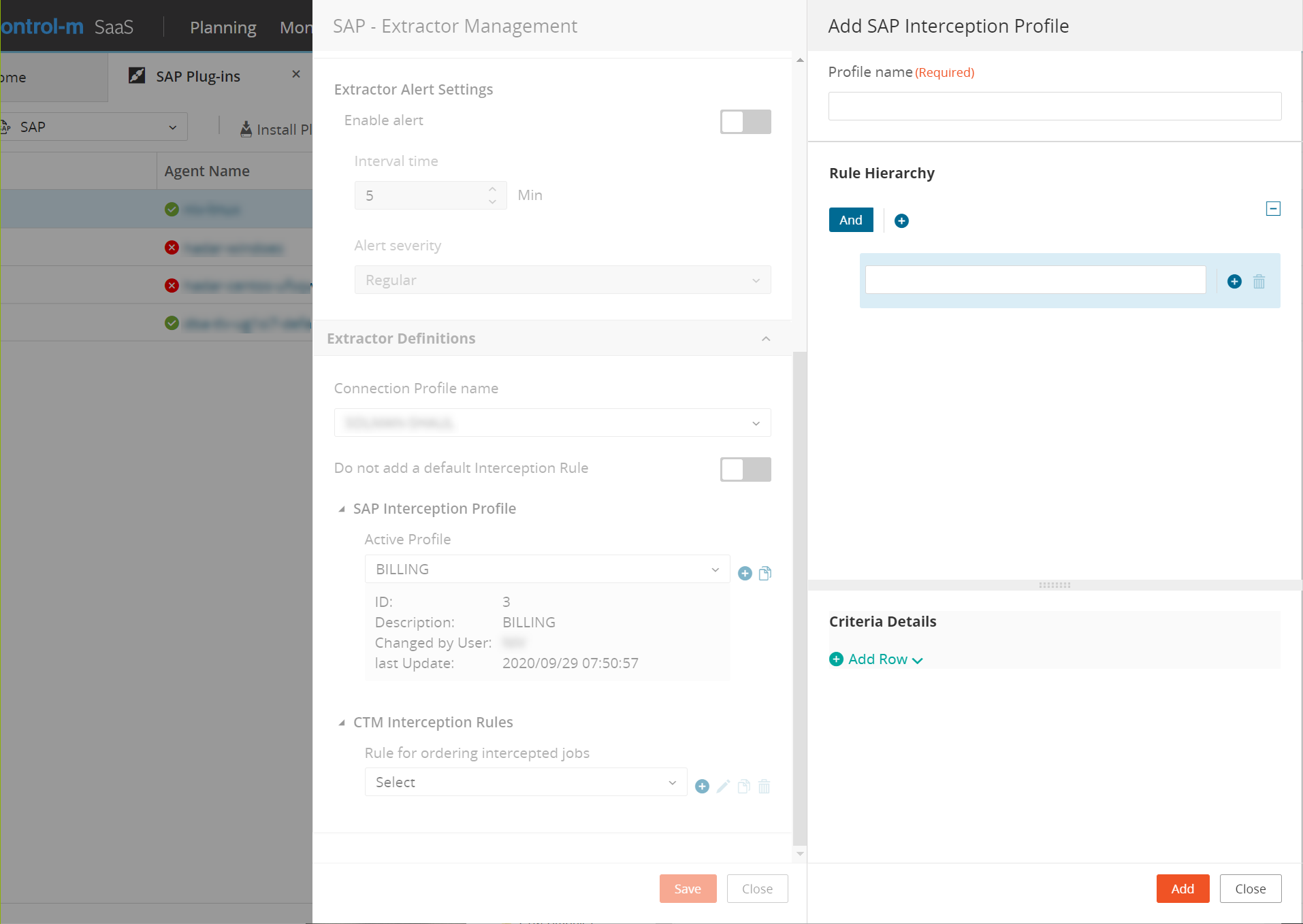 SAP Extractor Management