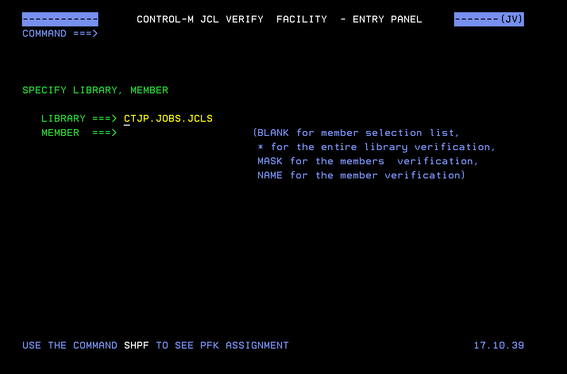 Online JCL Processing from IOA and Control-M Interfaces